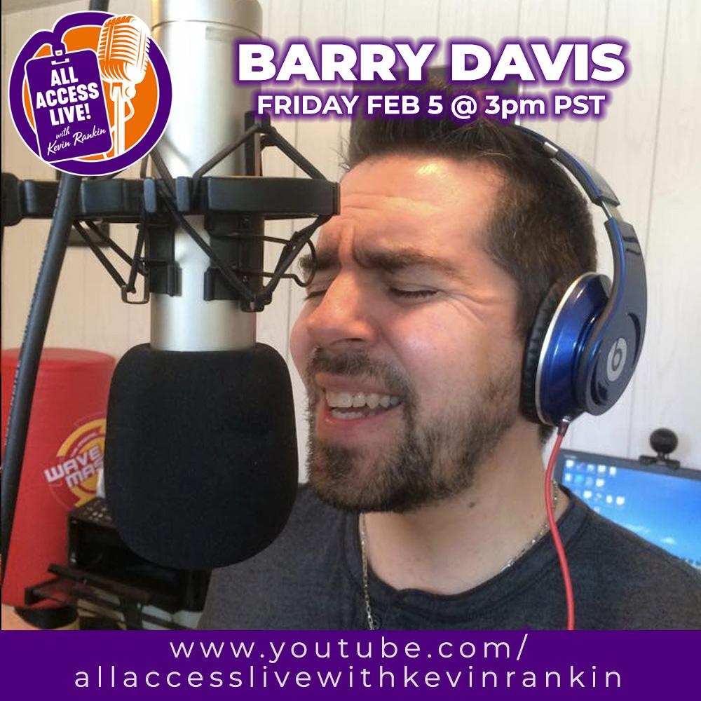 Friday February 5th at 3PM PST ALL ACCESS LIVE with BARRY DAVIS ...